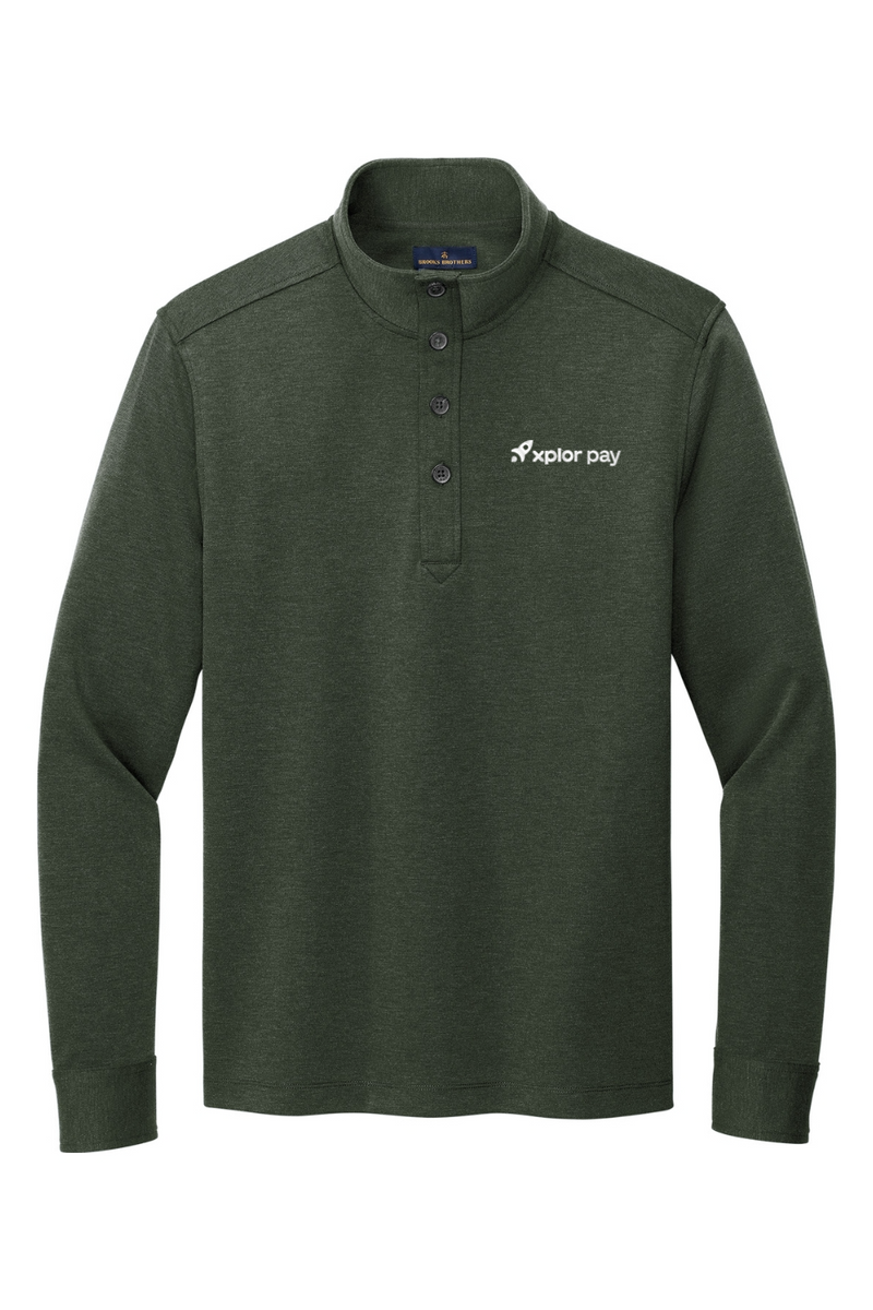 Xplor Pay: Brooks Brothers ADULT Mid-Layer Stretch 1/2-Button (Embroid ...